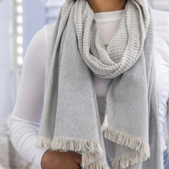 tribe alive | Accessories | Be Kind X Tribe Alive Handmade Upcycled Denim 8 Inch Striped ...